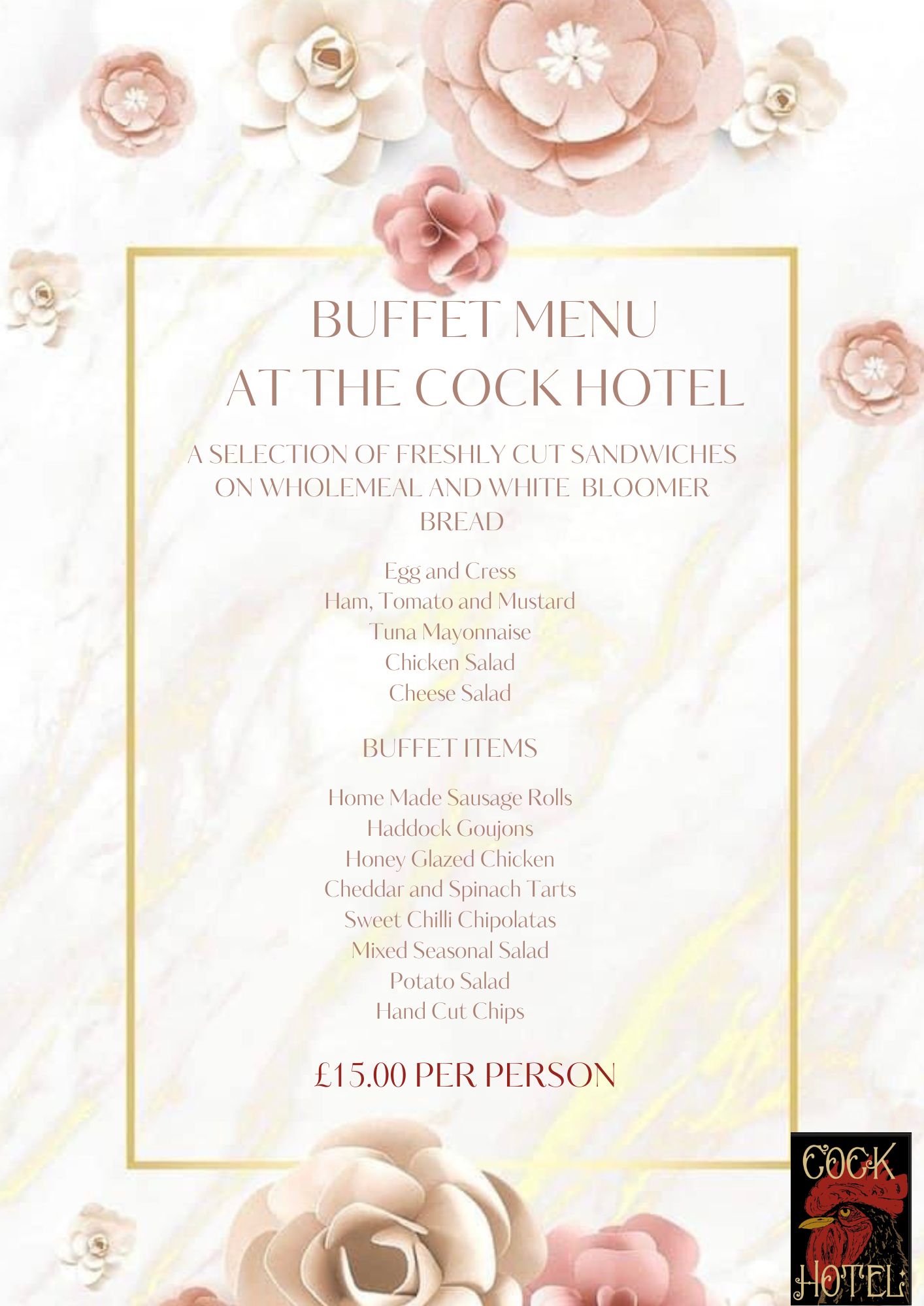 Occasions – Cock Hotel Wellington – Dining, Events and Family Occasions
